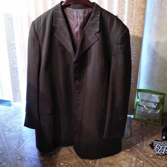 Carlo Zarelli | Suits & Blazers | 0 Polyester Size 5x Mens Brown And ...